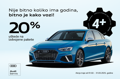 MRM Export Import | Servisna akcija 4+ - Audi program